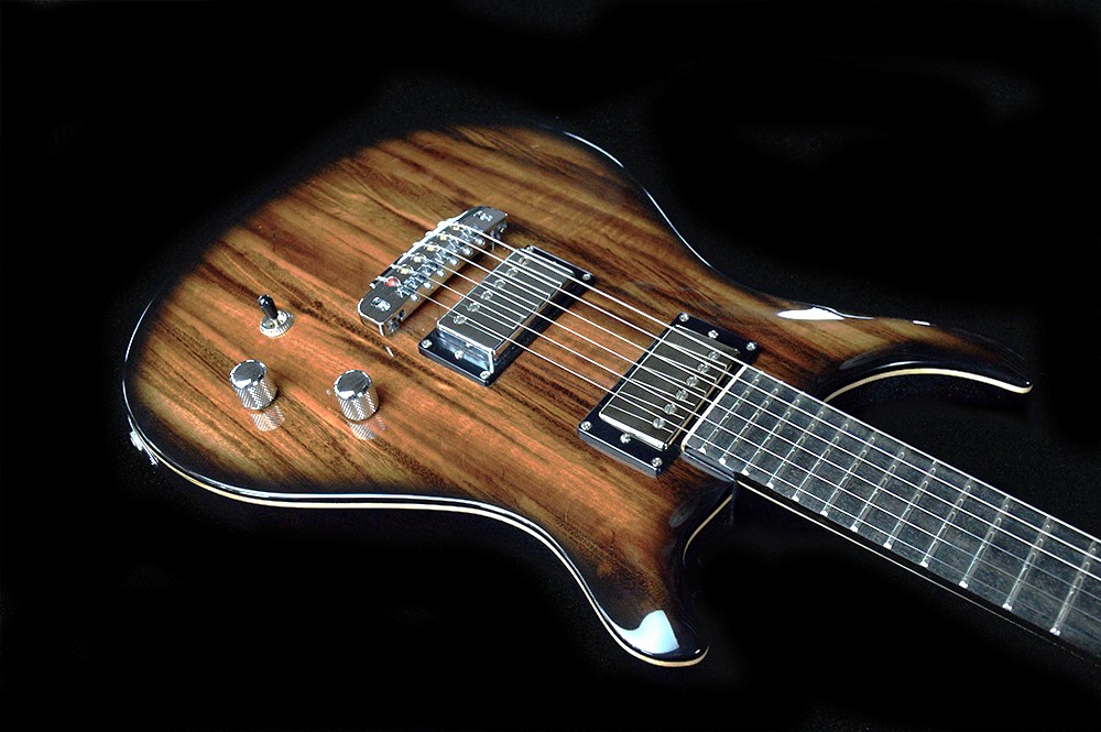 Shank Instruments Milano | PRS style guitar replica luthier handcrafted.